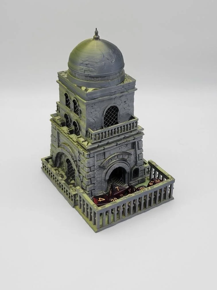 Crystal Mushroom Dice Tower — Eskildsen Creative Works