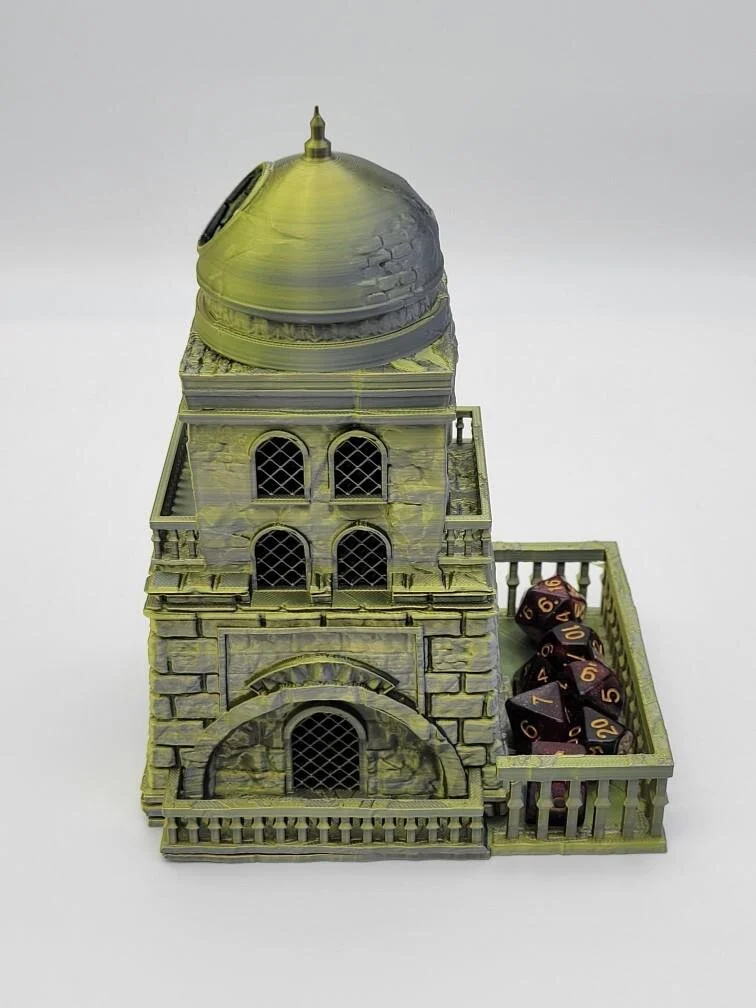 Crystal Mushroom Dice Tower — Eskildsen Creative Works