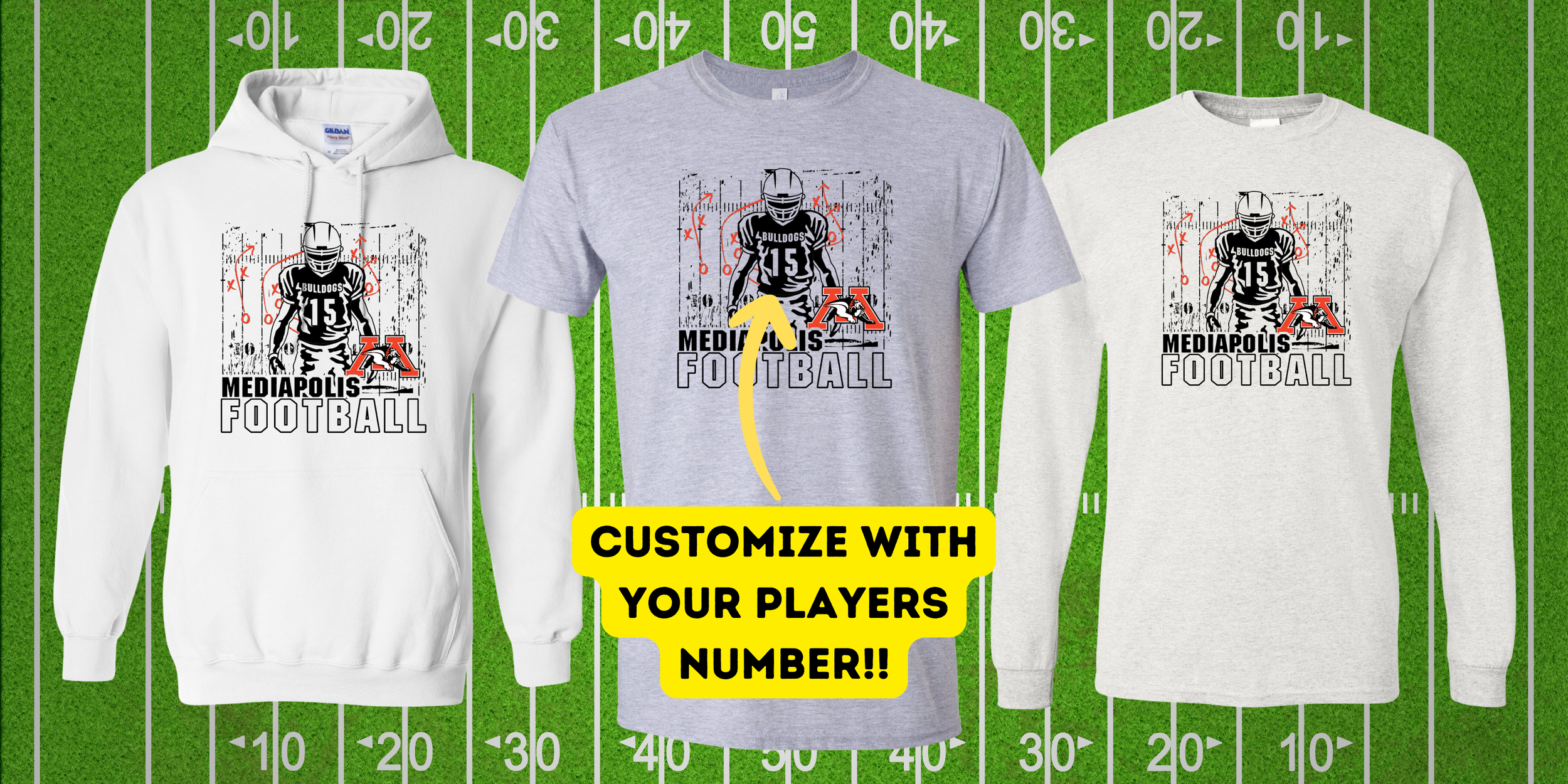 Mediapolis Football Custom Player — Impressive, Inc.