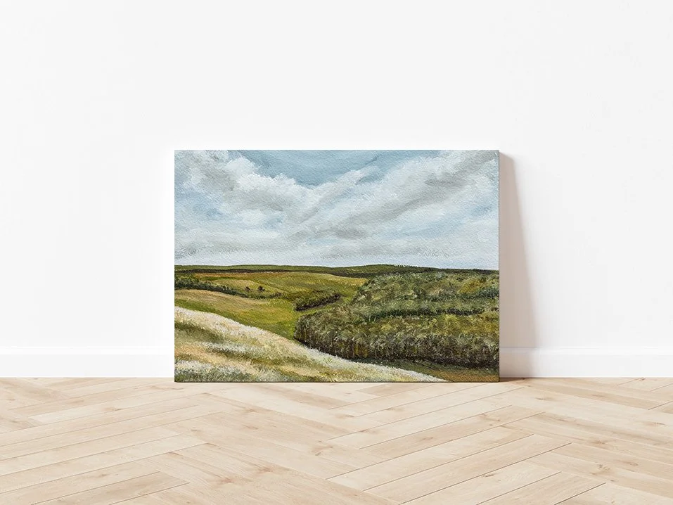 "What goes down must come up" Horizontal art print — Kayla Cornwell Studio