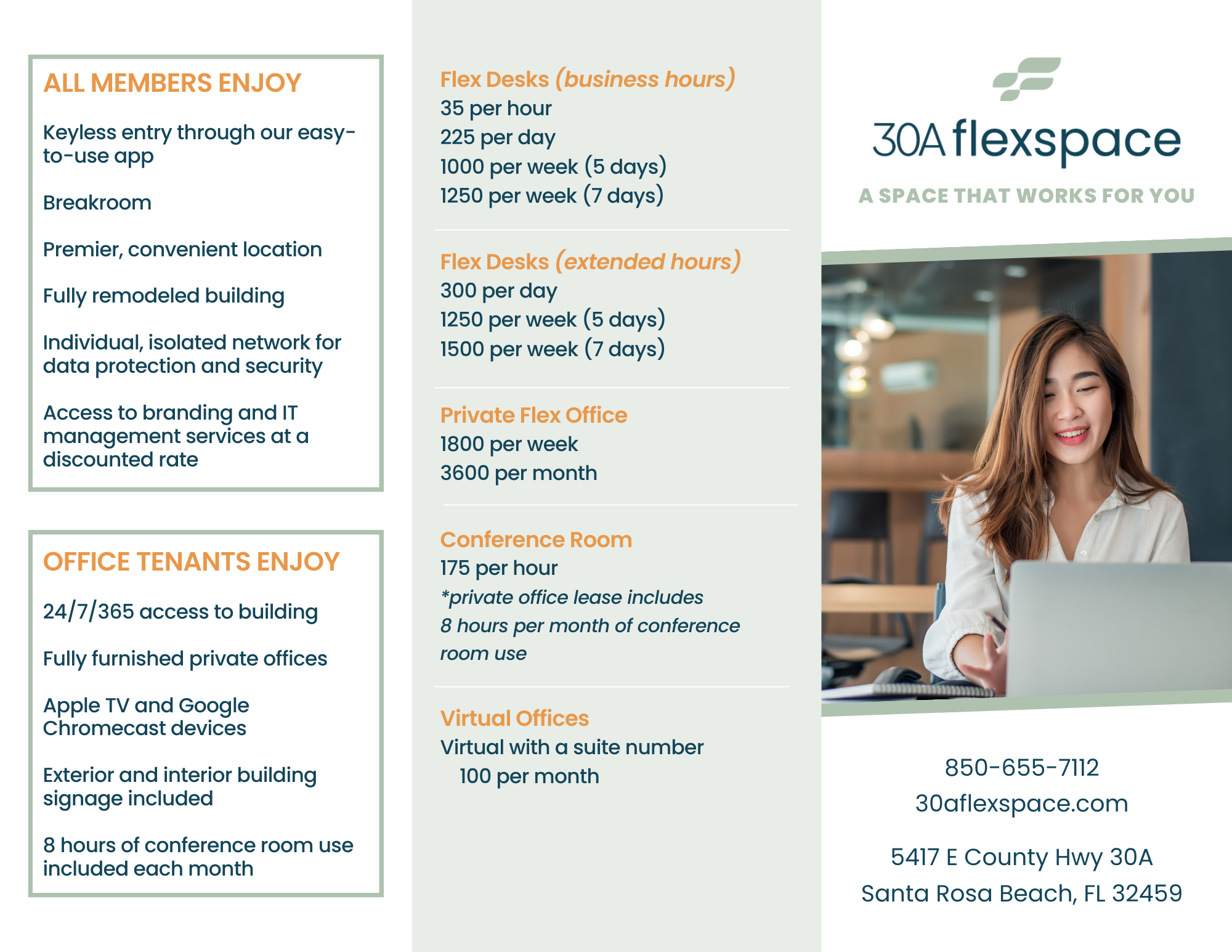 30A FlexSpace Pricing — 30A FlexSpace | Flexible office space on 30A Florida