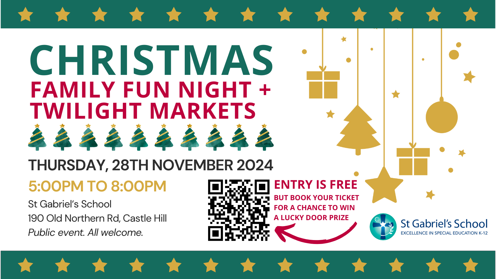 Christmas Family Fun Night 2024 | St Gabriel's School Castle Hill