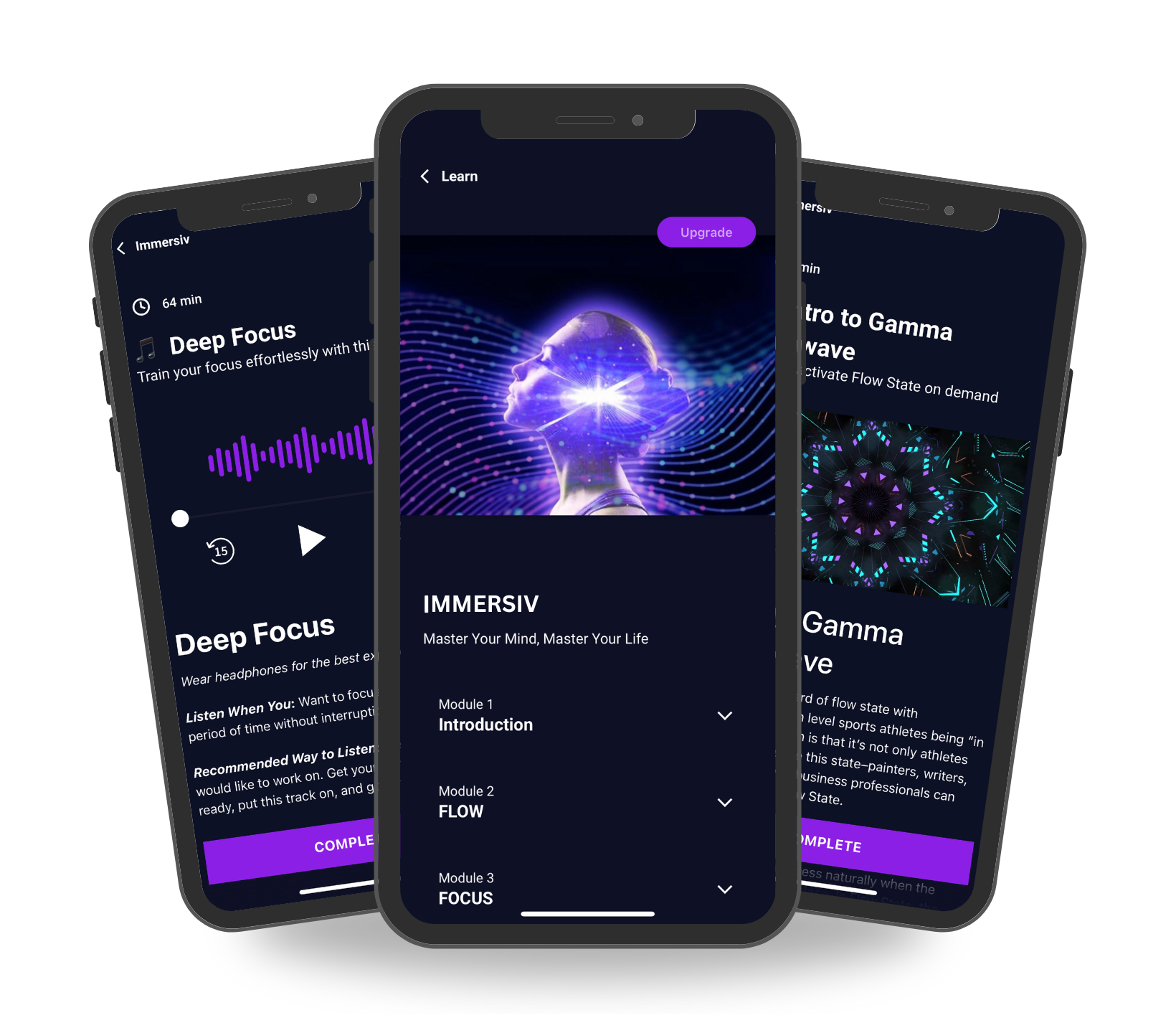 Immersiv App - Performance Rewired