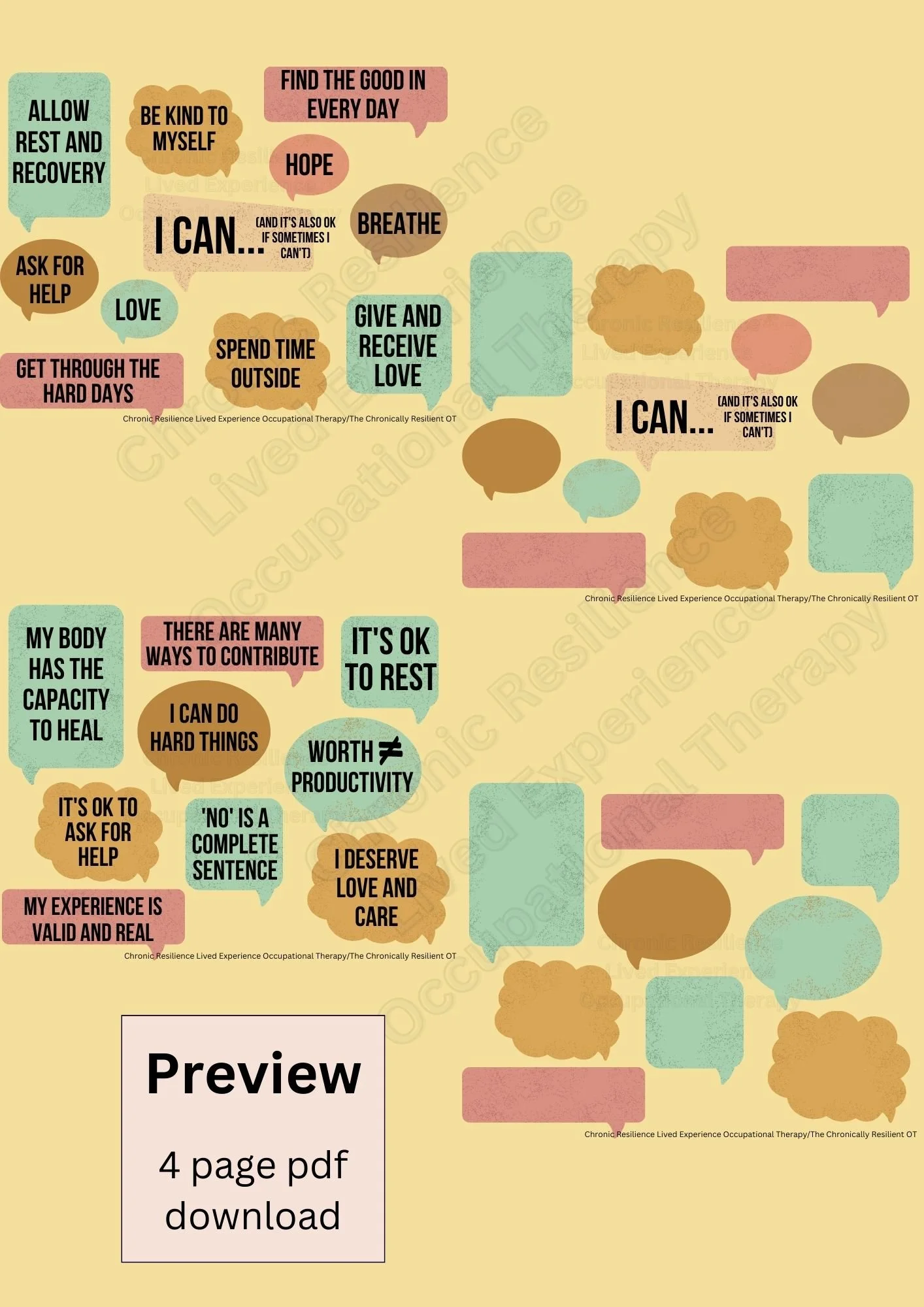 End of Day Check In and Weekly Priorities — Chronic Resilience: Lived ...