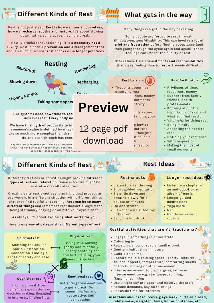 Sensory Jars - Worksheet — Chronic Resilience: Lived Experience ...