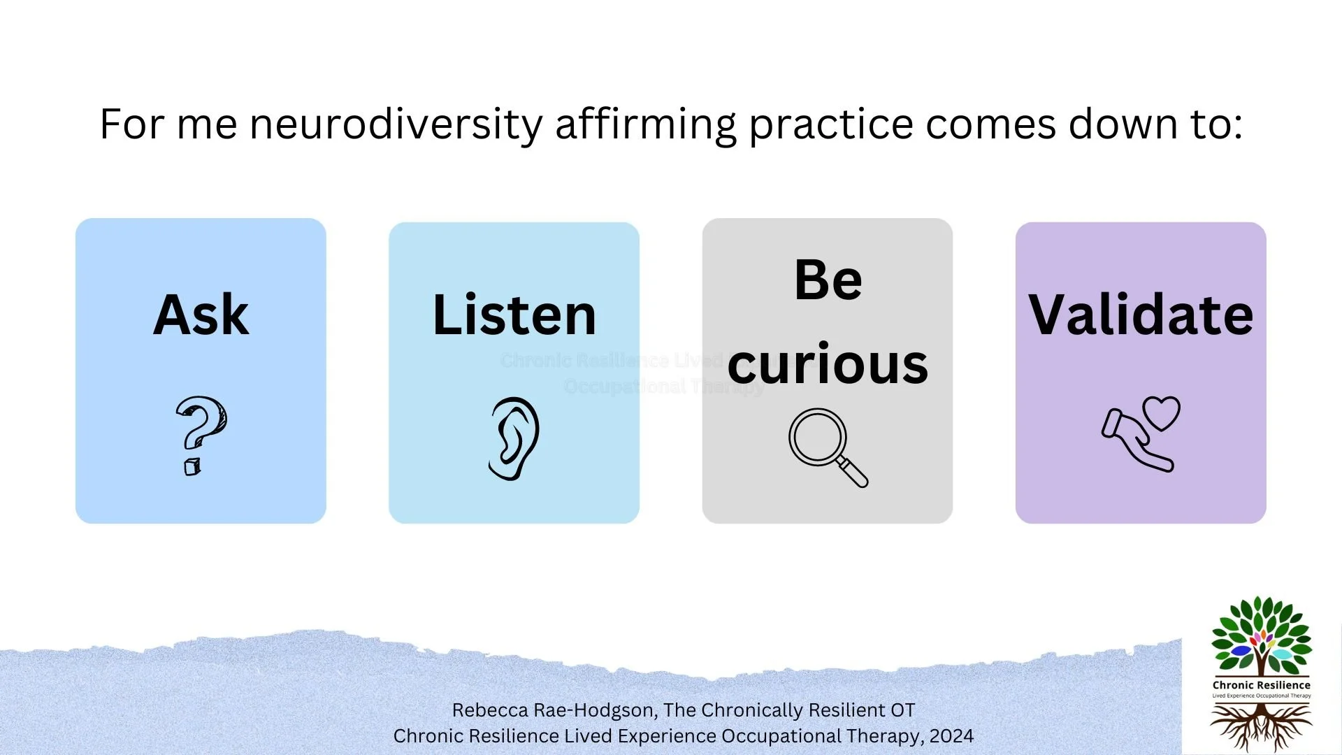 Neurodiversity Affirming Practice for Mental Health — Chronic Resilience OT