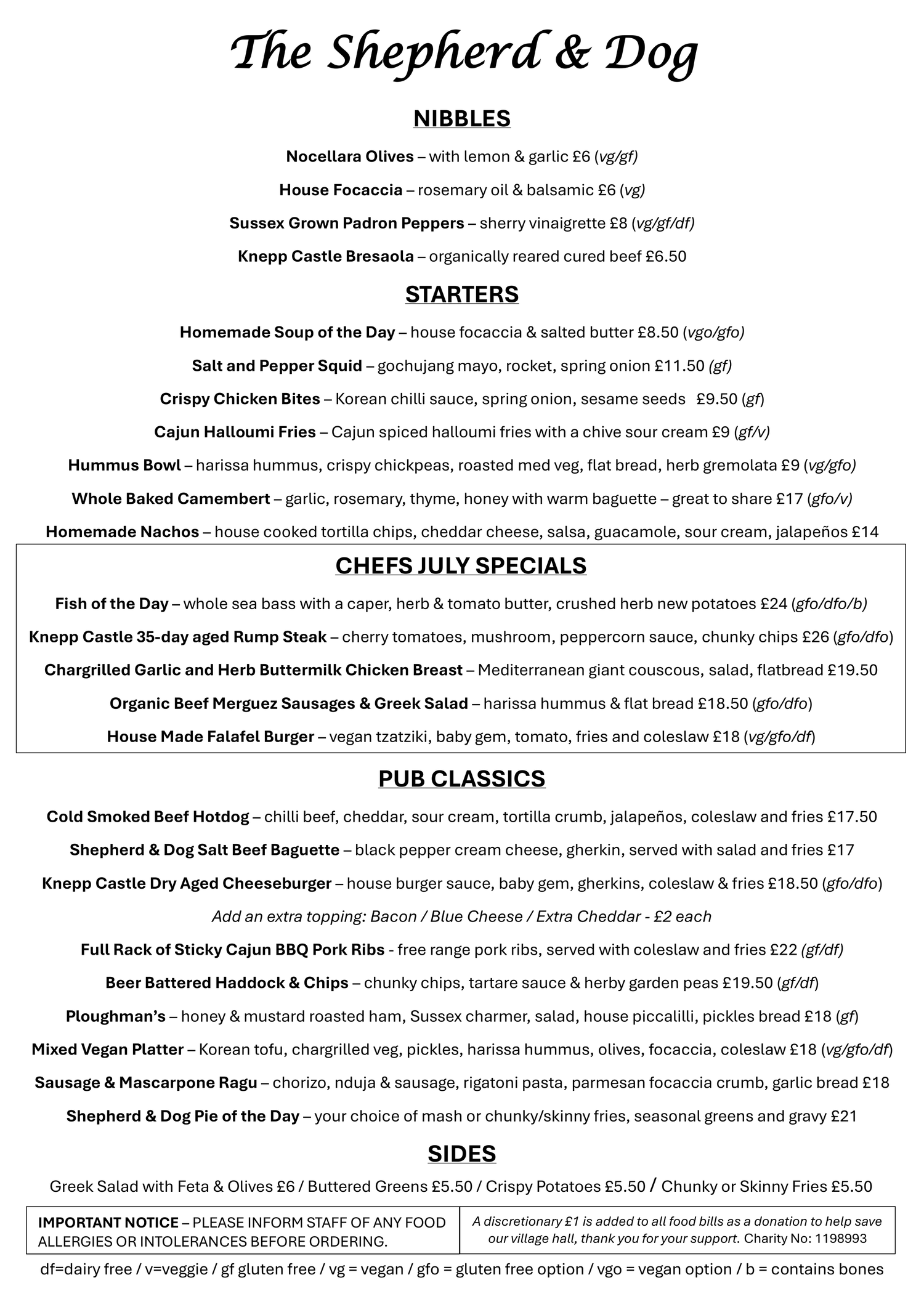 Eat — The Shepherd & Dog, Fulking