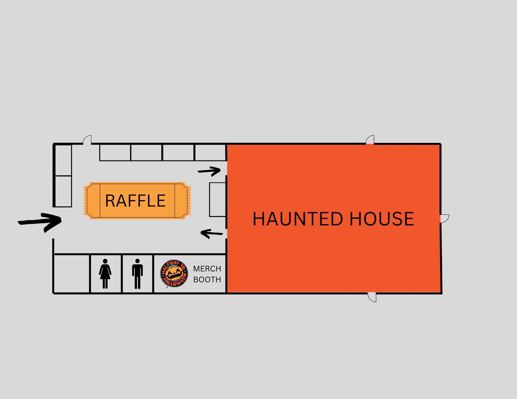 EVENT MAP — Halfway To Halloween Expo