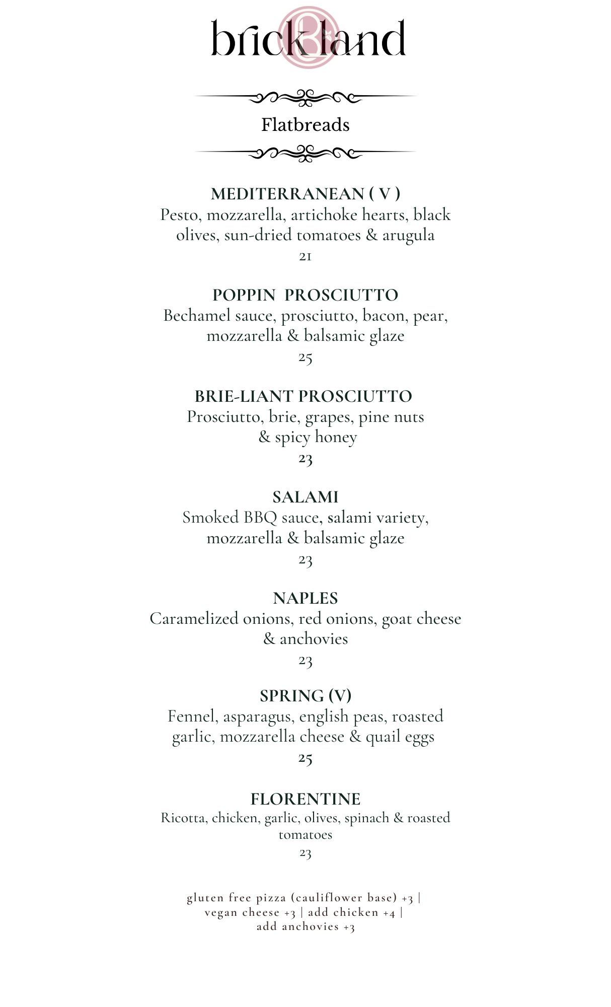 Dinner Menu —Upscale, Casual Dining in East Sacramento