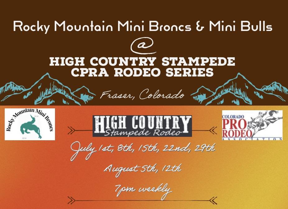 Get Ready for Mini Broncs & Bulls — High Country Stampede Rodeo