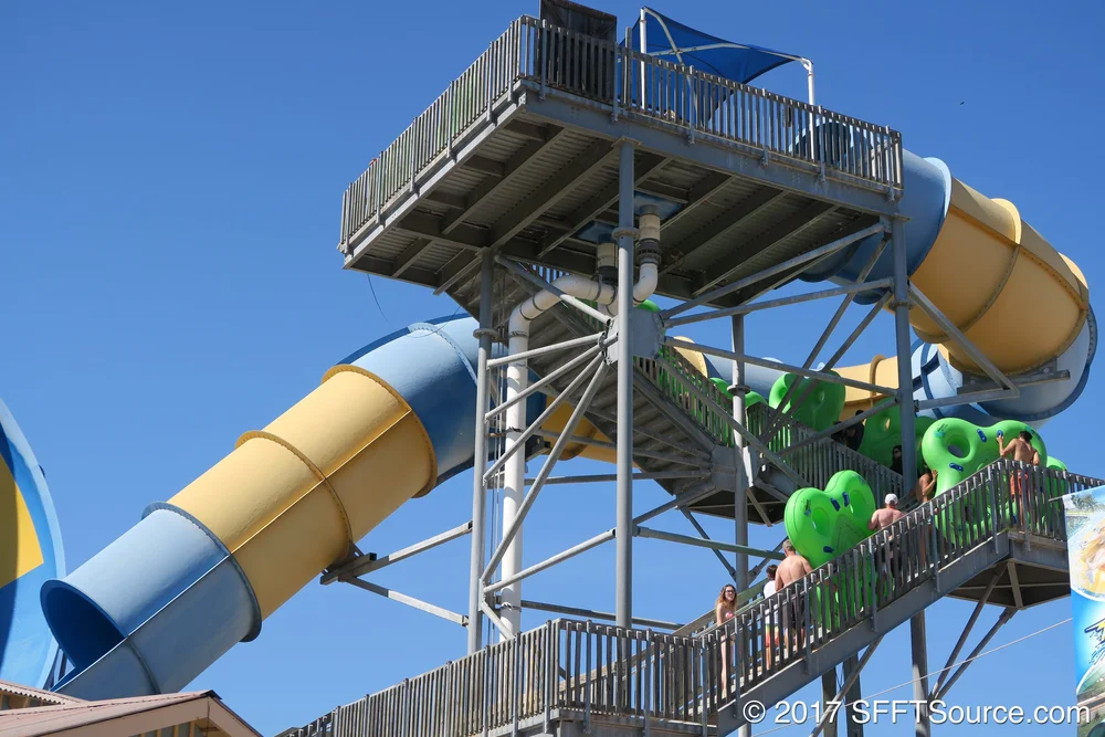 Tornado Water Slide, Hurricane Harbor | Six Flags Fiesta Texas
