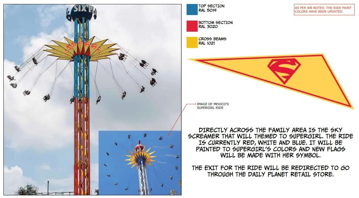 Supergirl Sky Flight Ride | Six Flags Fiesta Texas