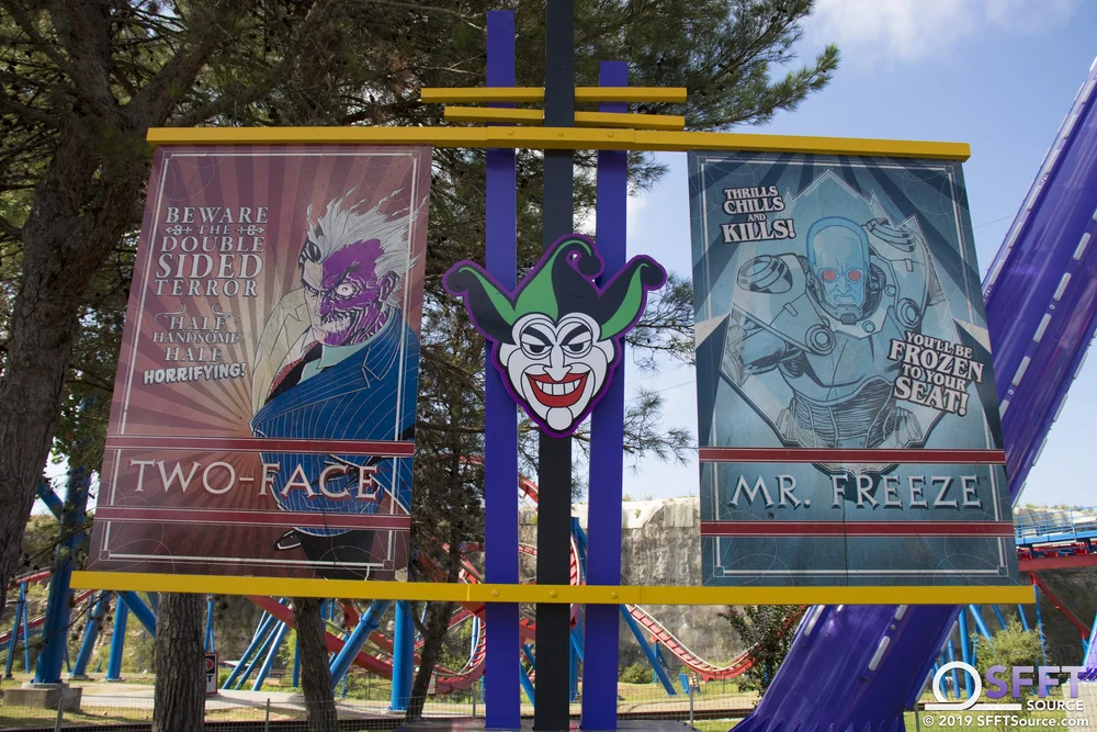 The Joker Carnival of Chaos Thrill Ride | Six Flags Fiesta Texas