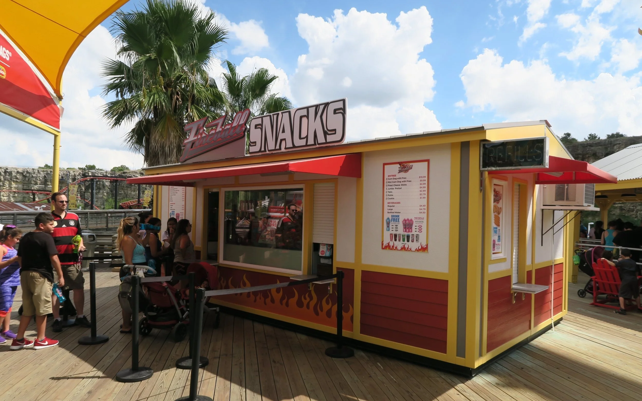Fireball Snacks | Six Flags Fiesta Texas