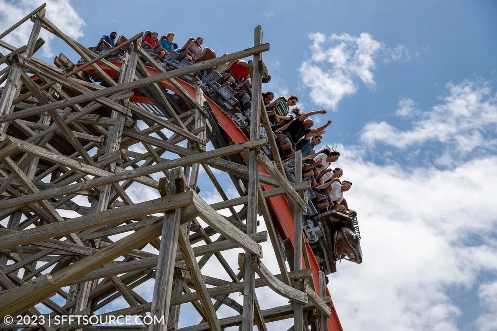 Iron Rattler Roller Coaster | Six Flags Fiesta Texas