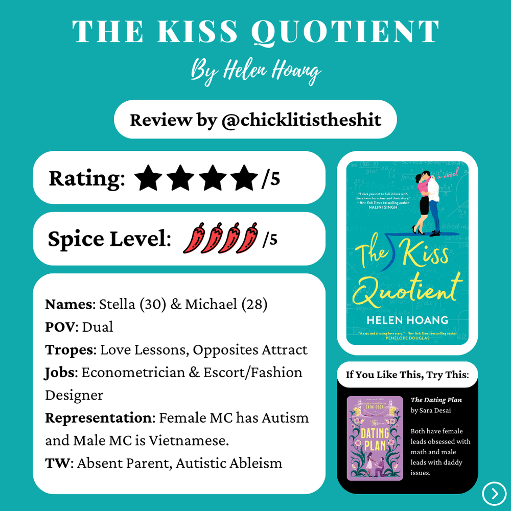 The Kiss Quotient Review — Chick Lit Is The Sh*t