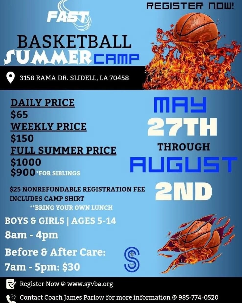 Slidell Youth Volleyball Basketball Association
