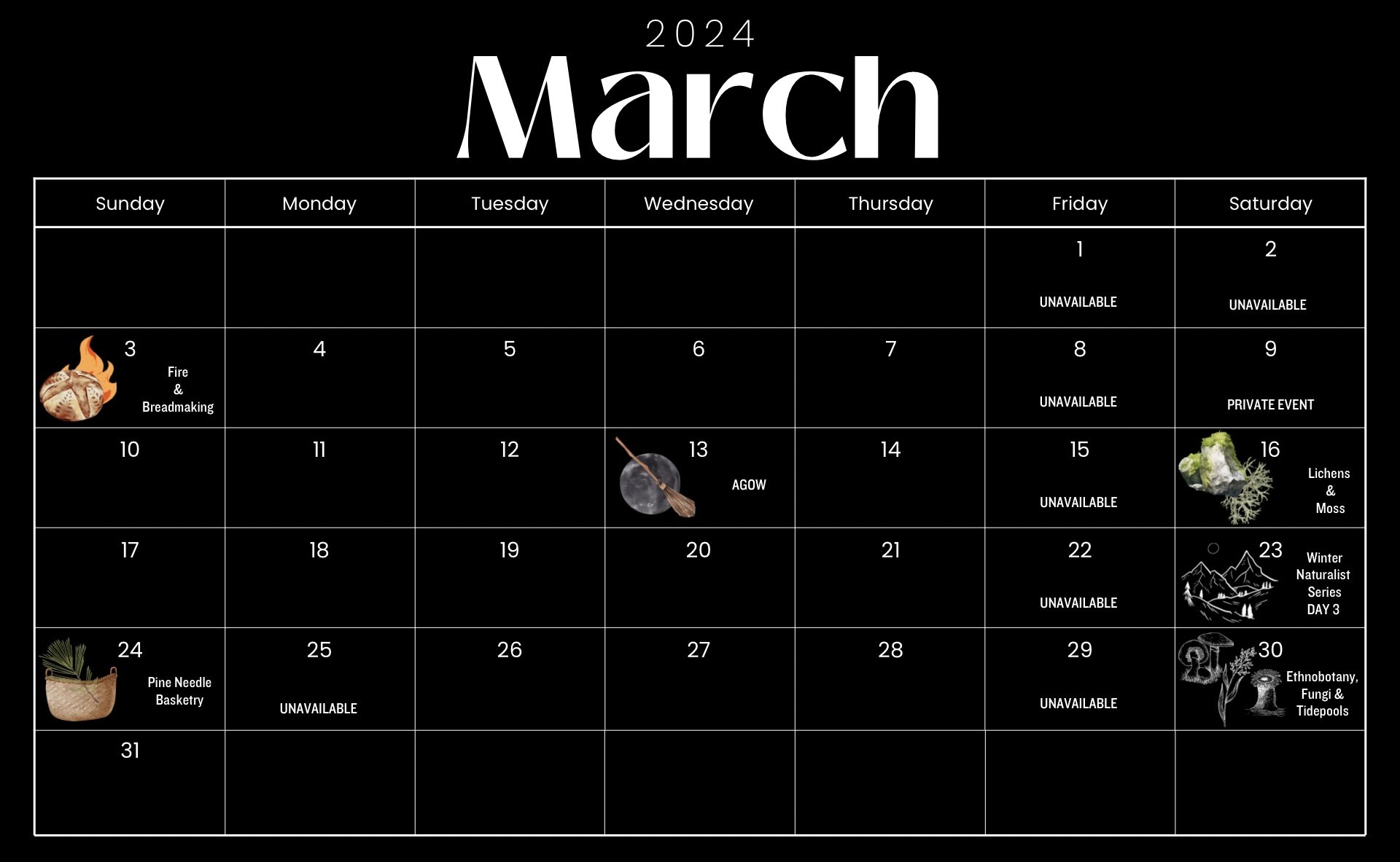 Northwest Natura-Check the Calendar First