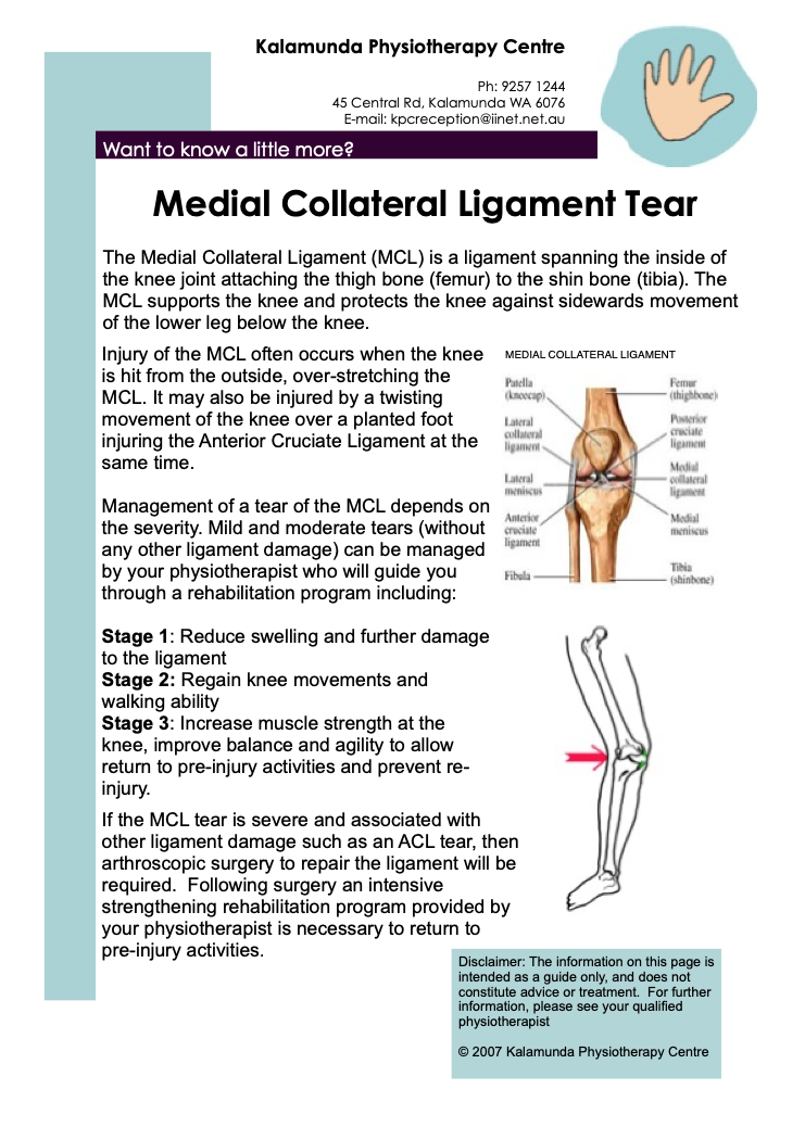 Knee injuries & Replacements — Kalamunda Physio