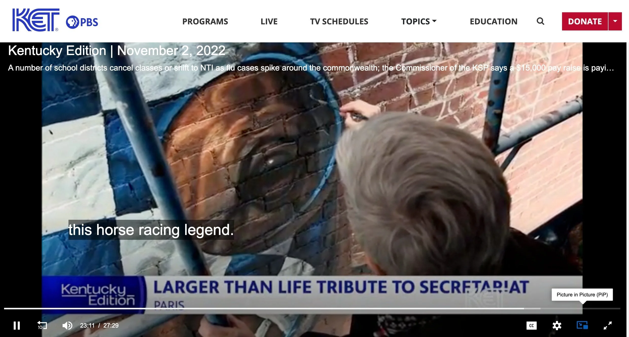 About — Secretariat Park