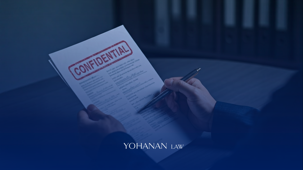 Defining Confidential Information — Yohanan Law