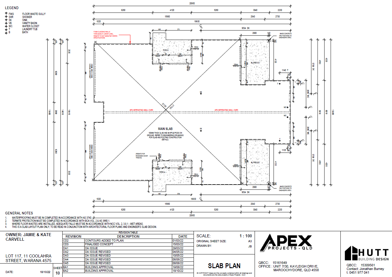 Slab Plans — Portfolio