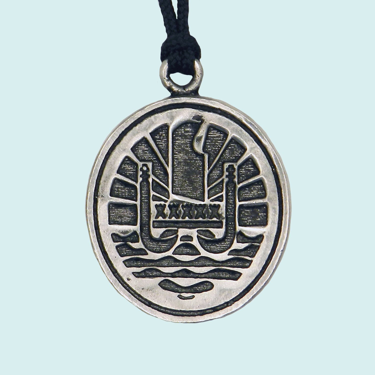 Pendentif en étain drapeau du fenua || PET107 — TAHITI SHOP ...