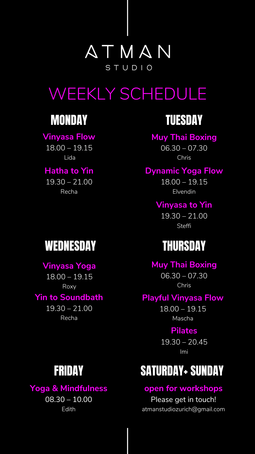 Atman Studio Zürich