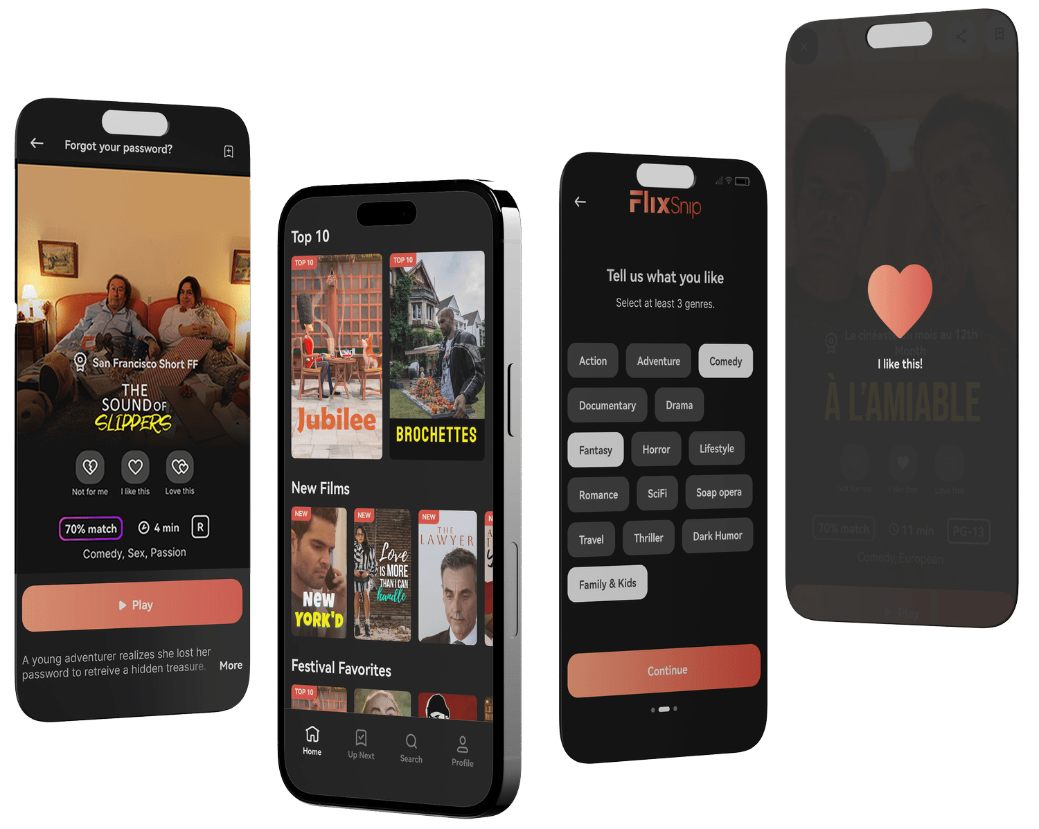 FlixSnip - Award-winning Mini Movies, Series, News and Documinis