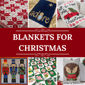 31 Snuggly Christmas Crochet Blankets | Elimee Designs | Crochet ...