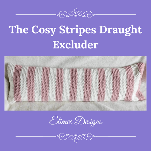 Cosy Stripes Draught Excluder – Crochet Pattern | Elimee Designs ...