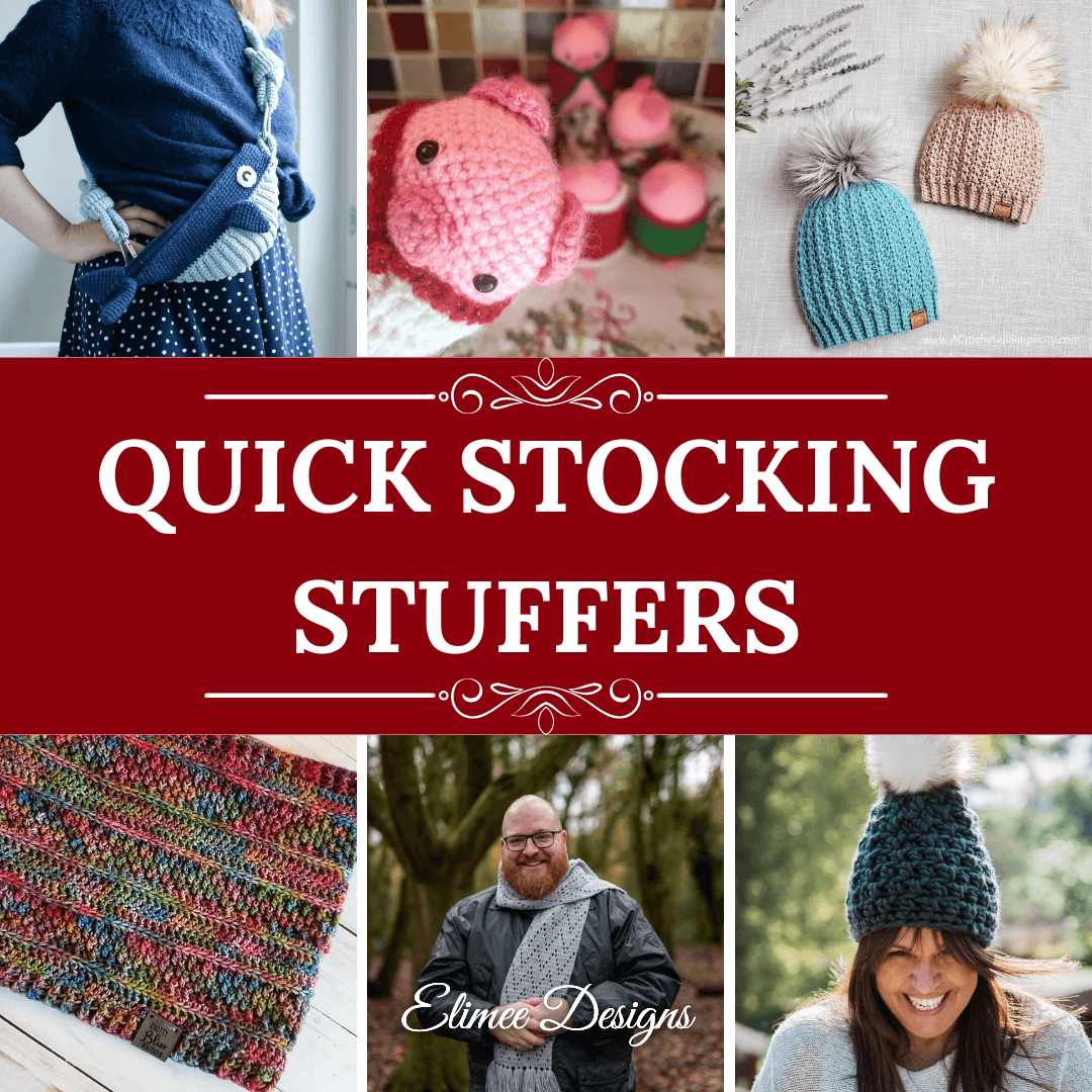Crochet Stocking Stuffer Patterns | Elimee Designs | Crochet Patterns ...