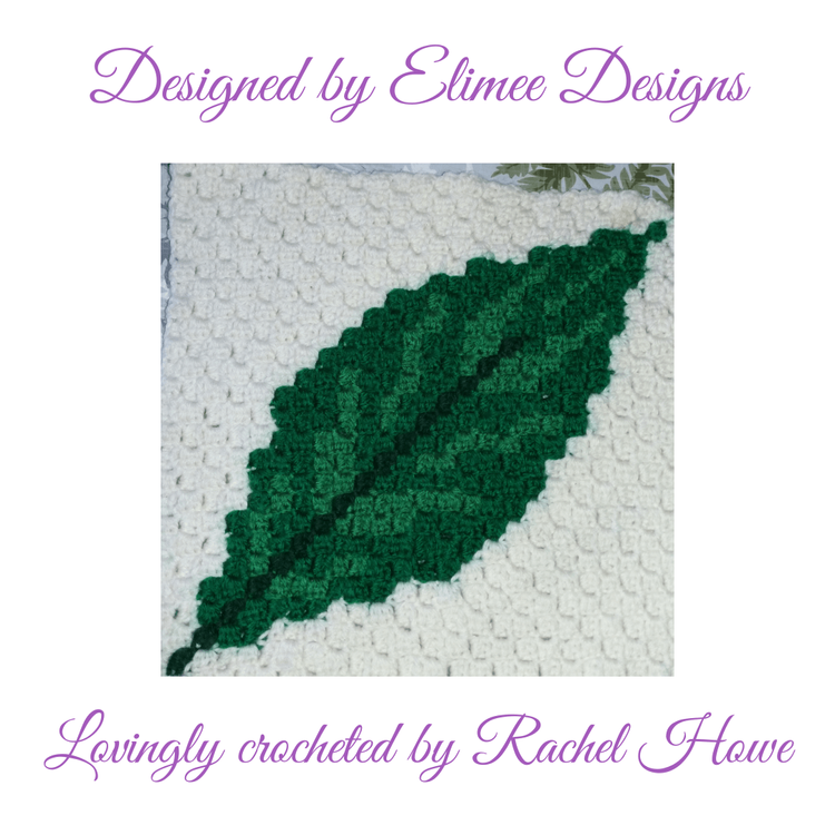 The Chinese Evergreen Leaf Square – Crochet Pattern | Elimee Designs ...