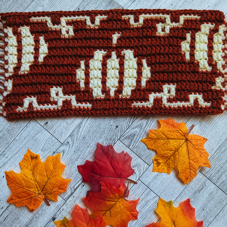 Victory Pumpkins Mosaic Strip - Crochet Pattern | Elimee Designs ...