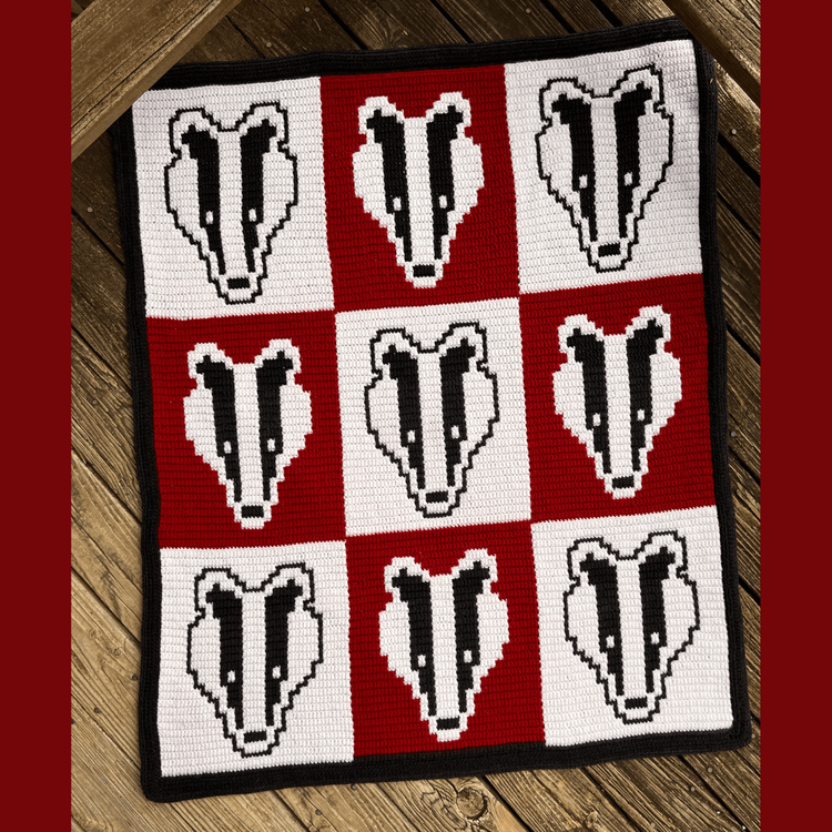 Wild Badger Blanket - Crochet Pattern | Elimee Designs | Crochet ...