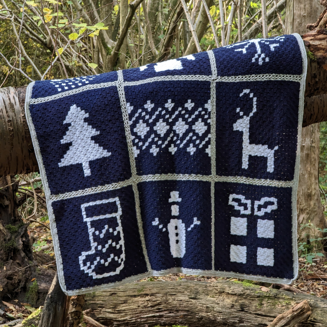 The Festive Hygge Blanket - Crochet Pattern | Elimee Designs | Crochet ...