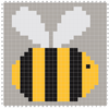 Brody Bee Square - Crochet Pattern | Elimee Designs | Crochet Patterns ...