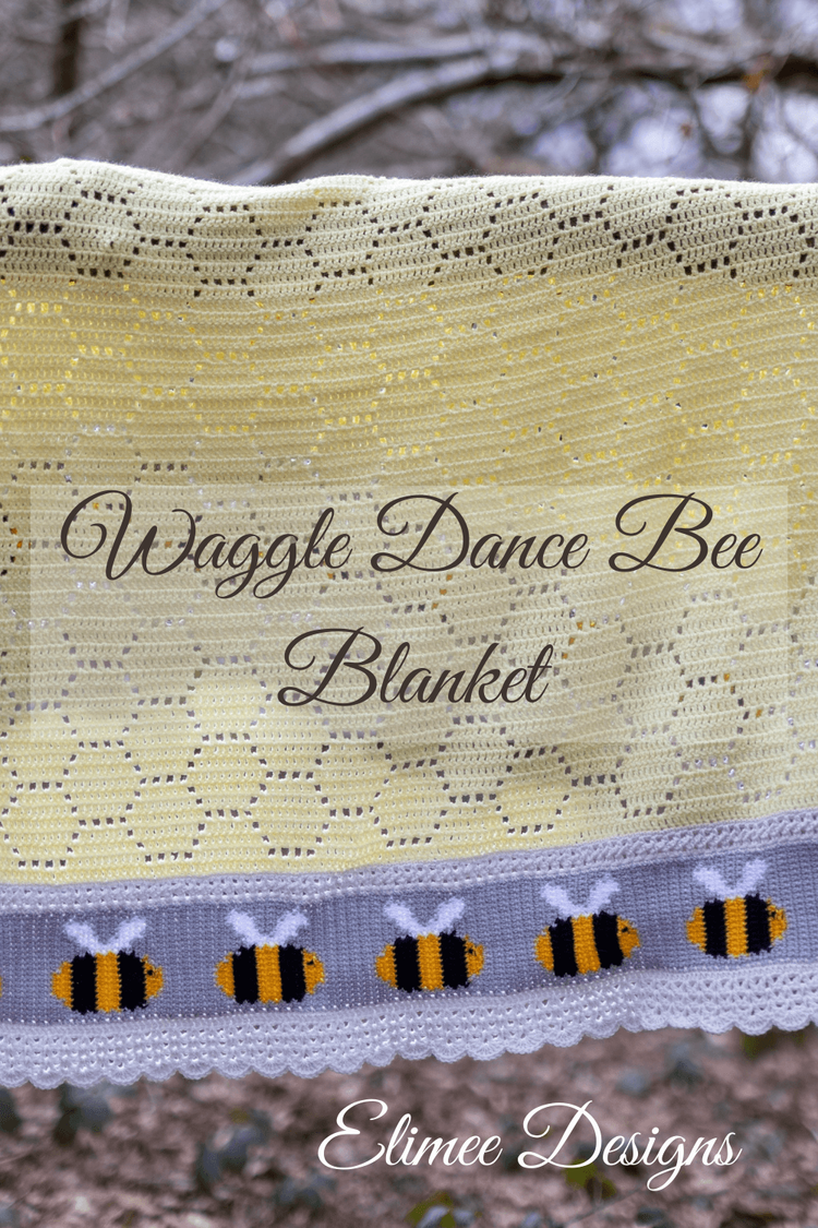 The Waggle Dance Bee Blanket | Elimee Designs | Crochet Patterns ...