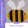 Brody Bee Square - Crochet Pattern | Elimee Designs | Crochet Patterns ...