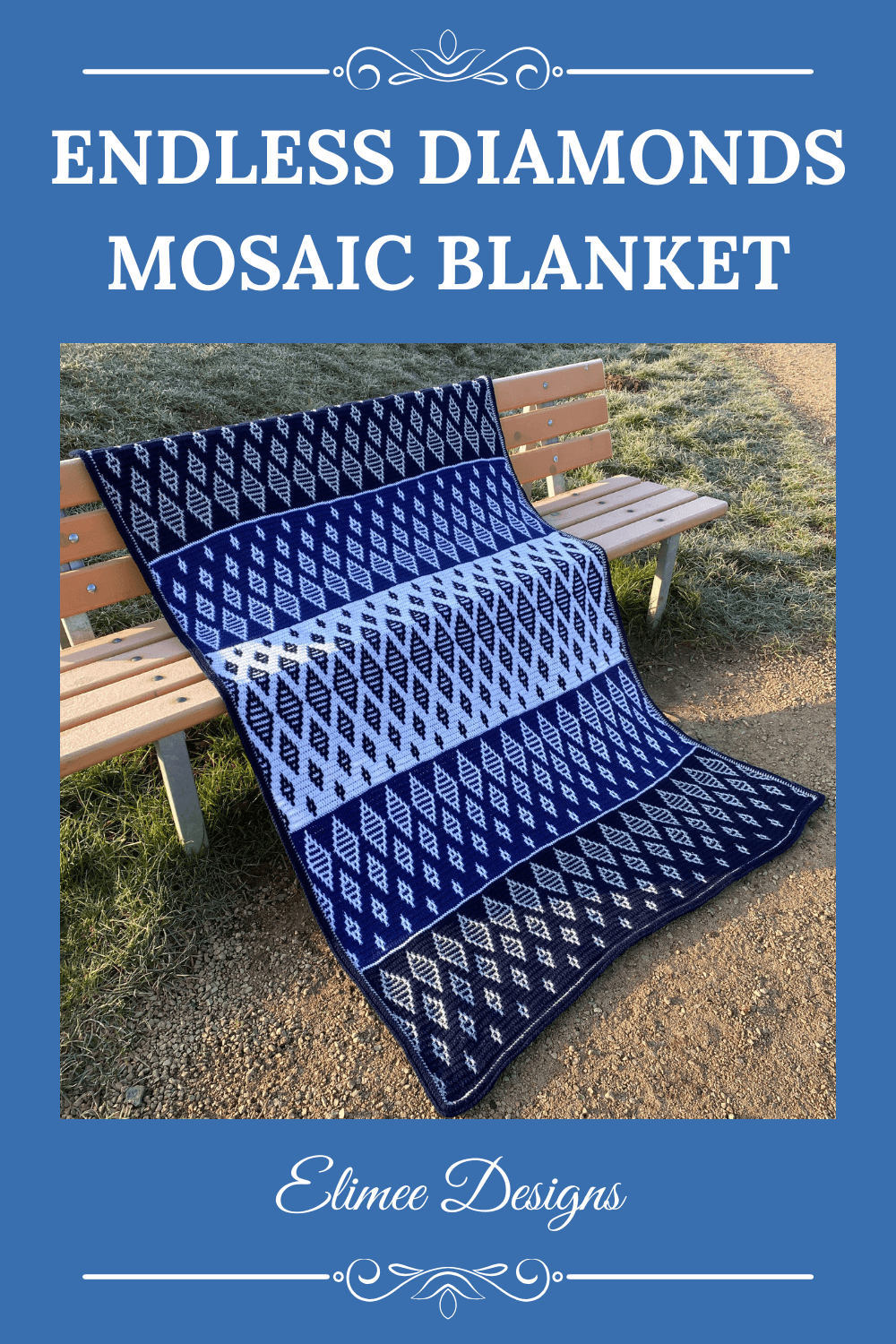 Endless Diamonds Mosaic Blanket - Crochet Pattern | Elimee Designs ...