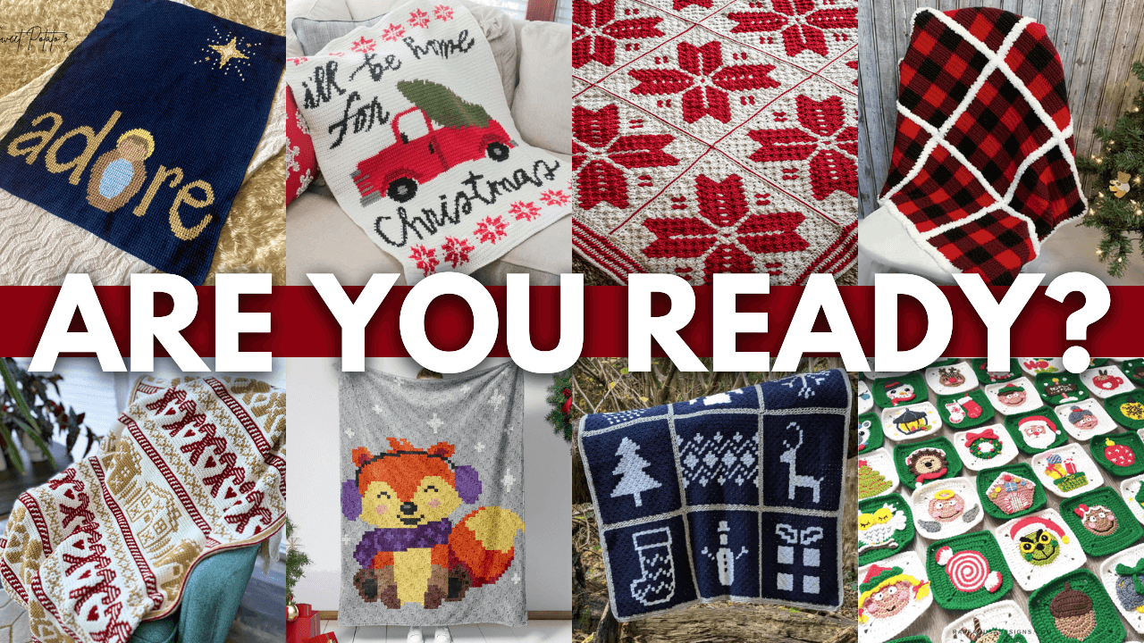 31 Snuggly Christmas Crochet Blankets | Elimee Designs | Crochet ...