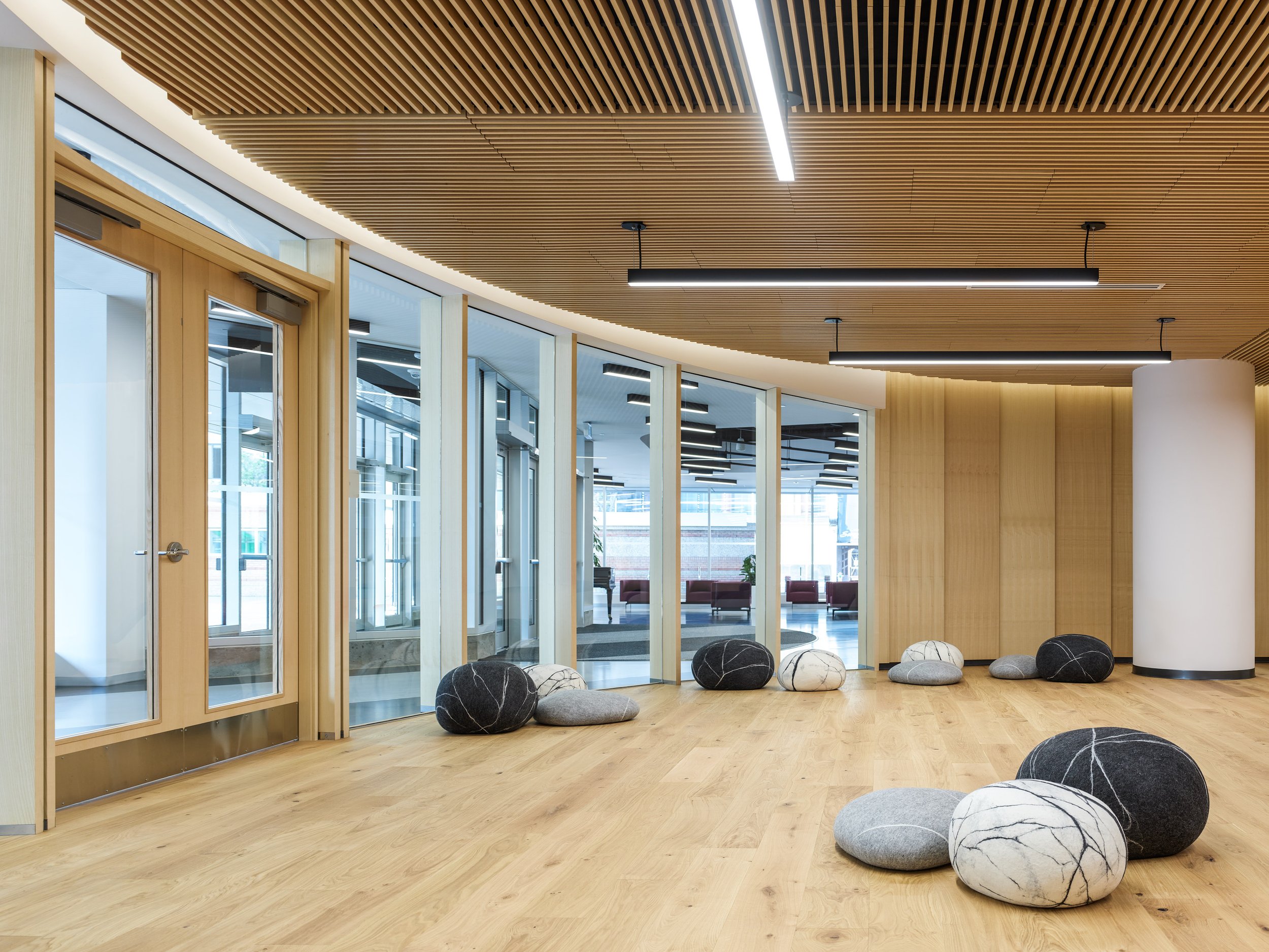 eomac Wood - Stanley A. Milner Library, Edmonton, AB — SOUND-RITE INC.
