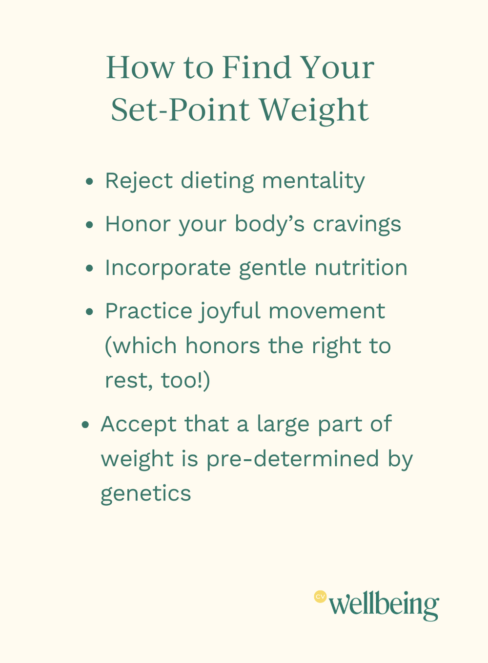 Set-Point Theory: What It Means for Your Body — CV Wellbeing