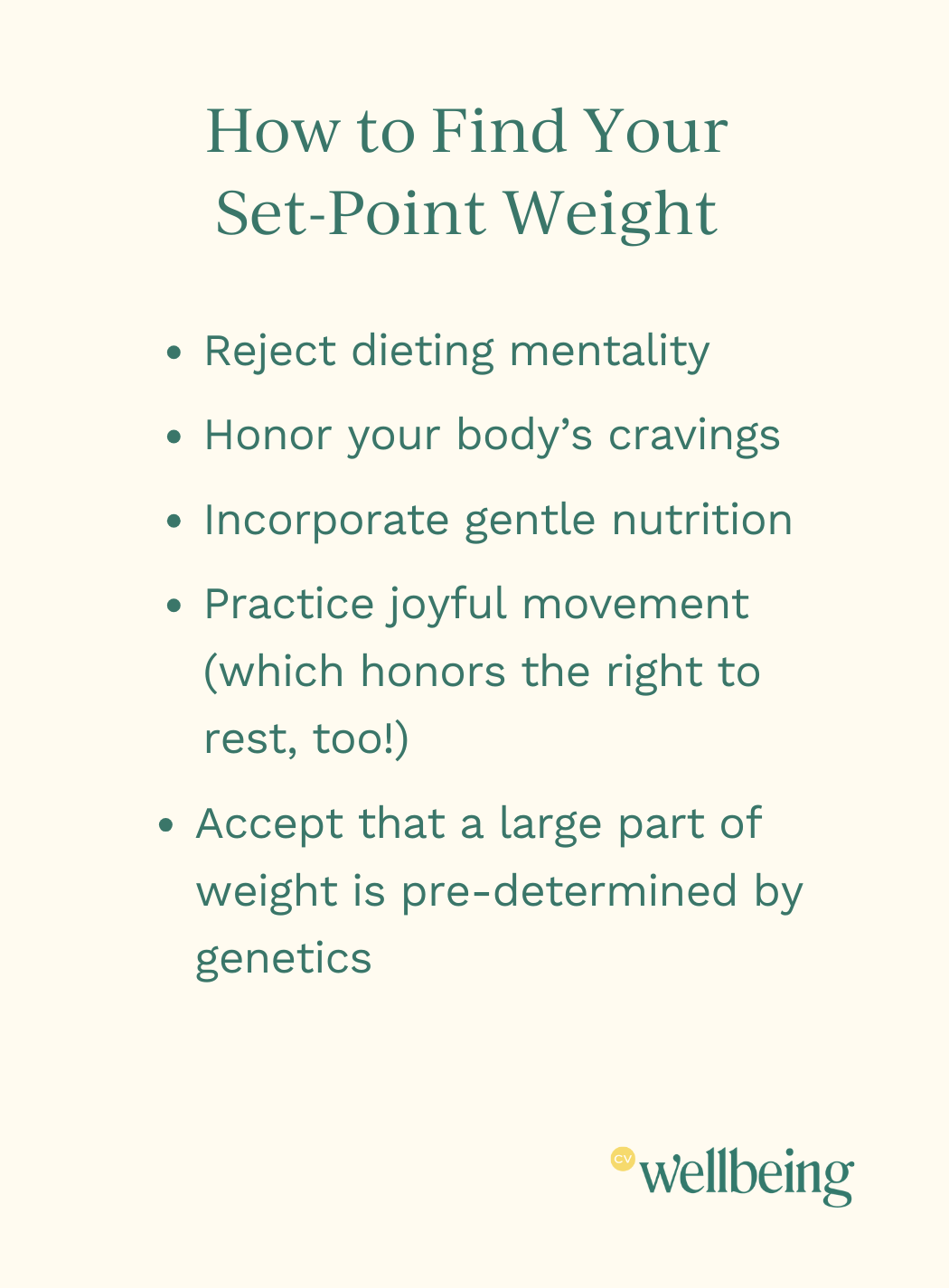 Set-Point Theory: What It Means for Your Body — CV Wellbeing