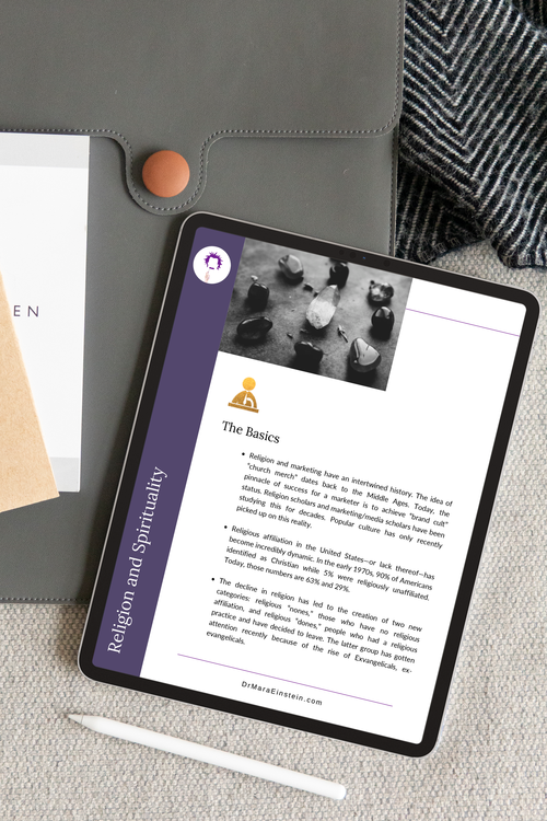 Religion & Spirituality | Dr. Mara Einstein