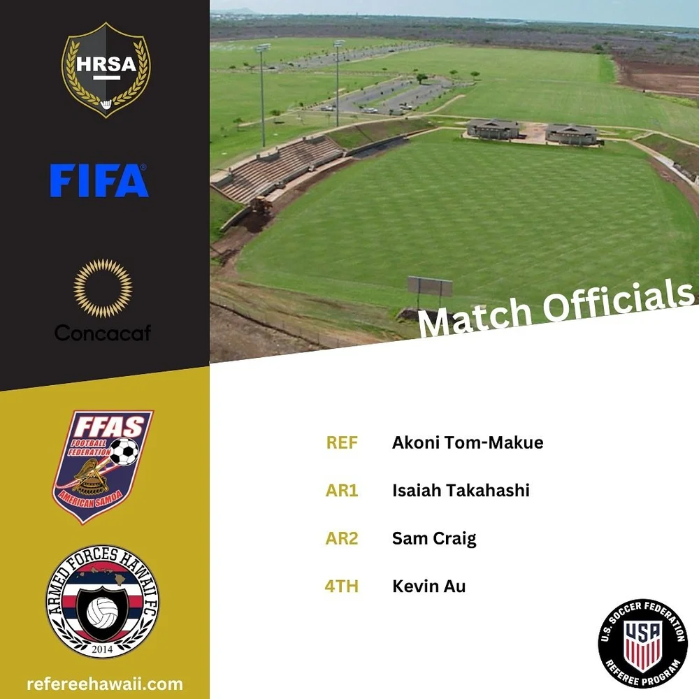 Hawaii Soccer Referees