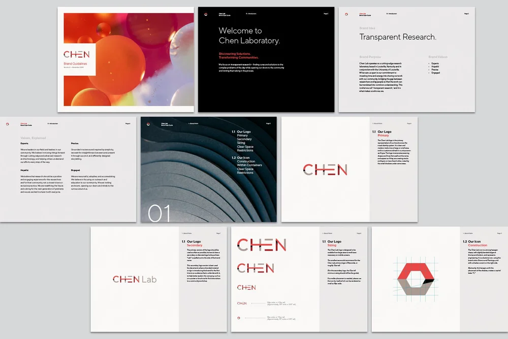 Chen Lab Branding Design | Engage with Cutting-Edge Branding — Russell ...