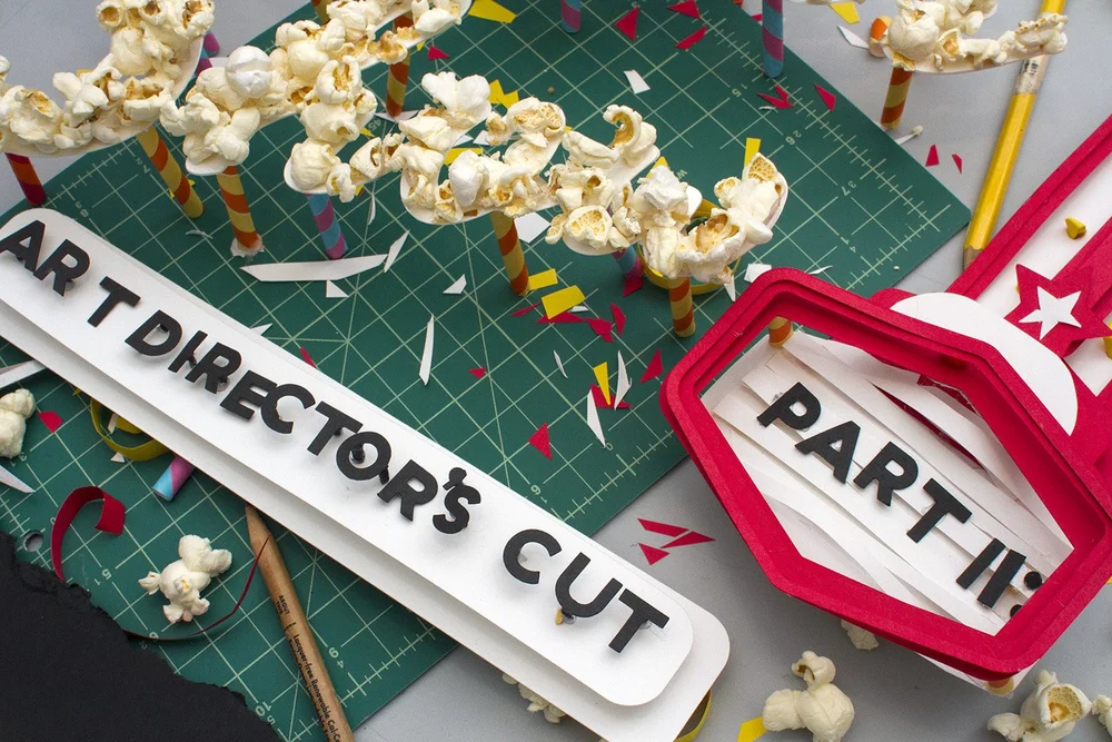 AIGA Atlanta 2017 Poster Show Branding with Popcorn Typography and ...