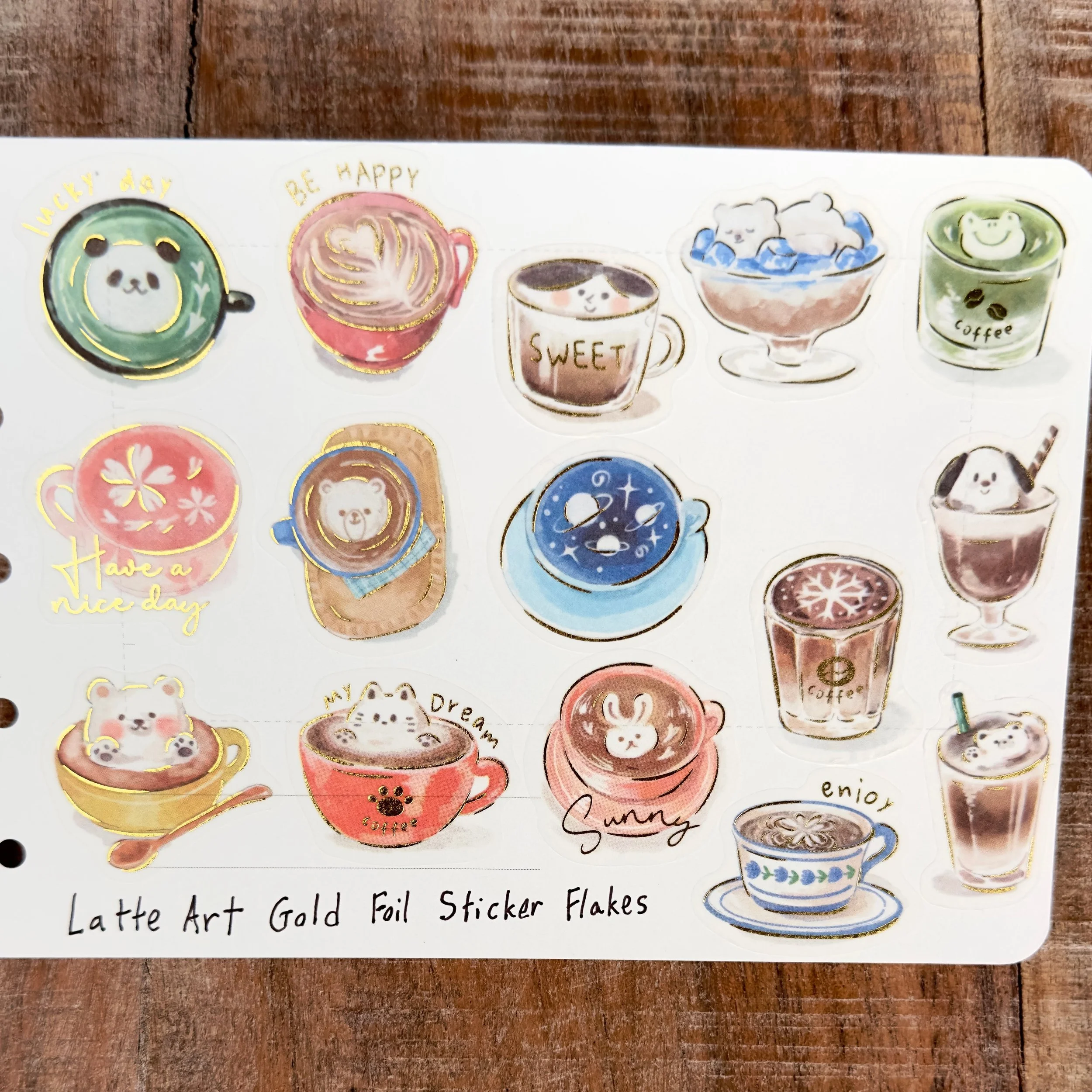 World Craft Kawaii Animal Sticker Flakes - Seals — Enigma Stationery