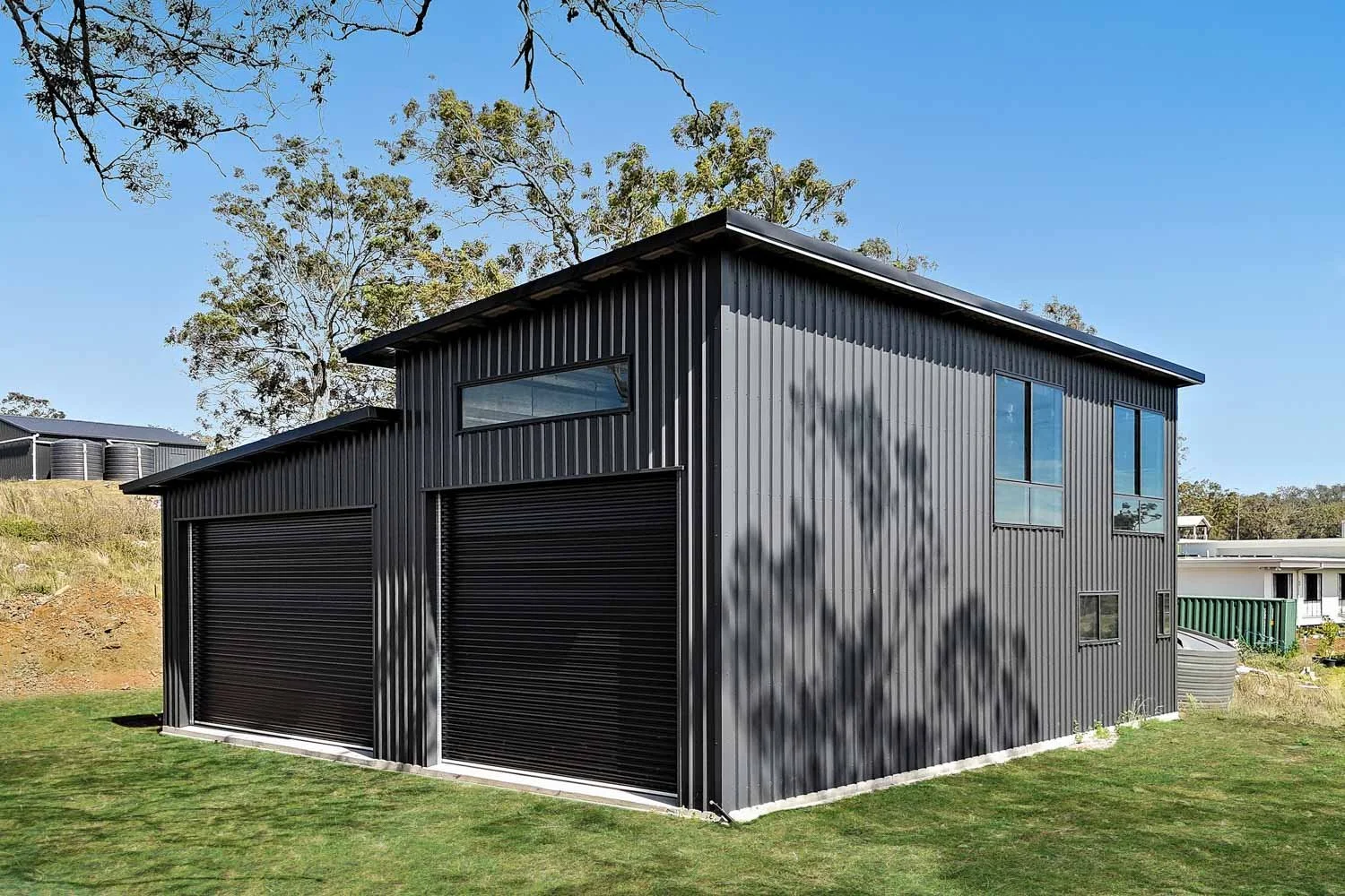 A Double Skillion Shed in Mt Rascal, Toowoomba — Stockman Sheds Australia